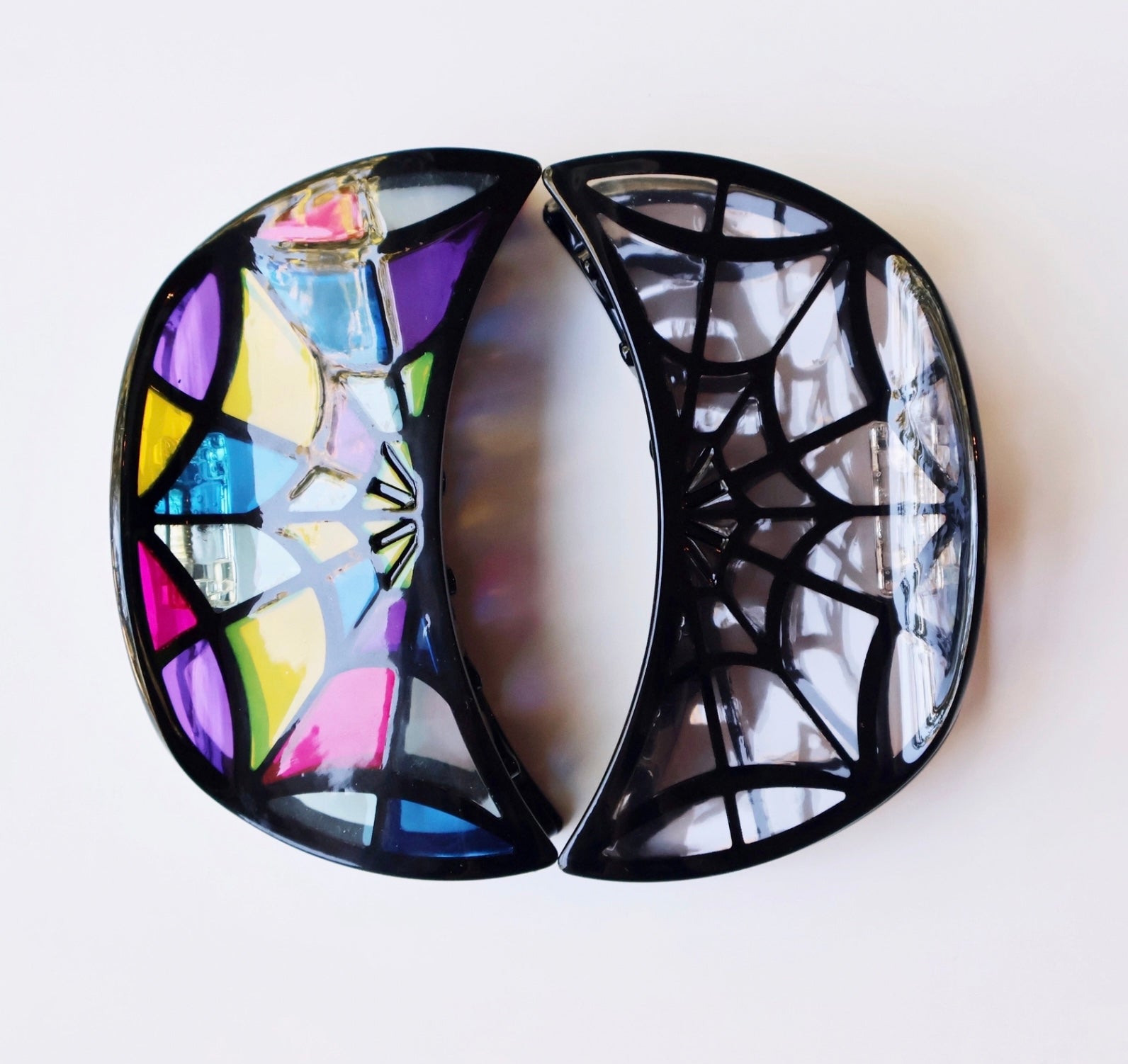 Tiffany Stained Glass Claw Clip -Options – Blank Canvas Showroom